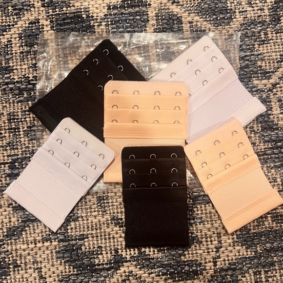 Accessories | New Elastic Bra Extenders Elastic 3 Colors 6 Total ...